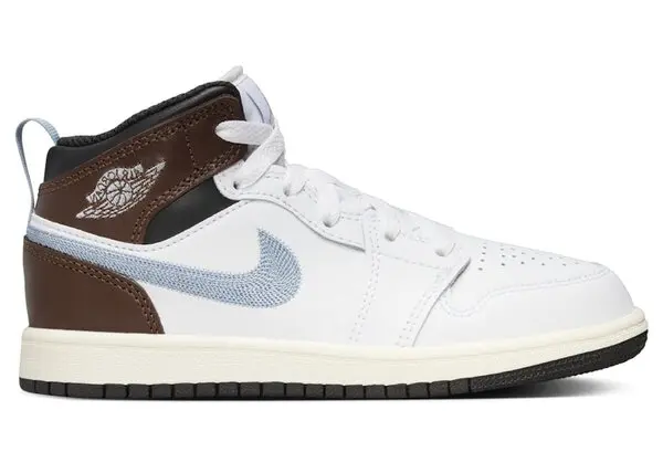 JORDAN 1 Mid Se Sneakers - White/black/sail