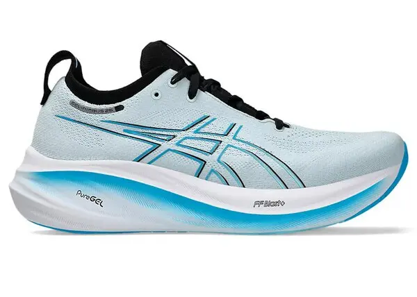 Asics Gel-nimbus 26 Sneakers - Cool Grey/bright Cyan
