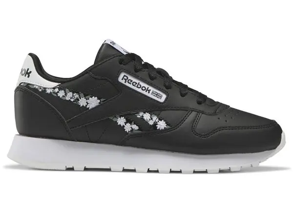 REEBOK Classic Leather Flower Crowns Sneakers - Core Black/cloud White