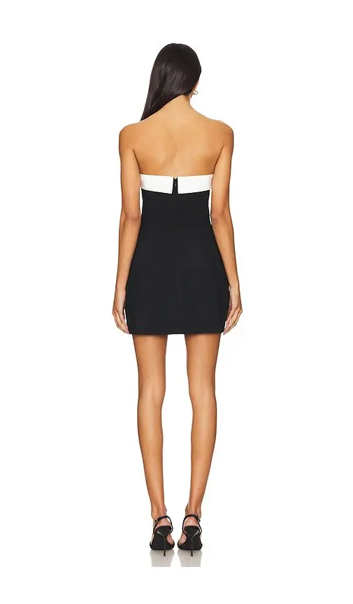 Amanda Uprichard Lucienne Skort Romper - Black