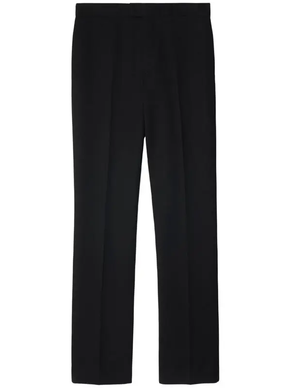 Burberry Wool Tuxedo Trousers - Black