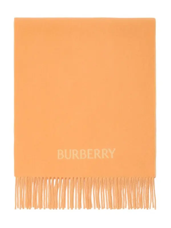 Burberry Ekd Reversible Scarf - Orange