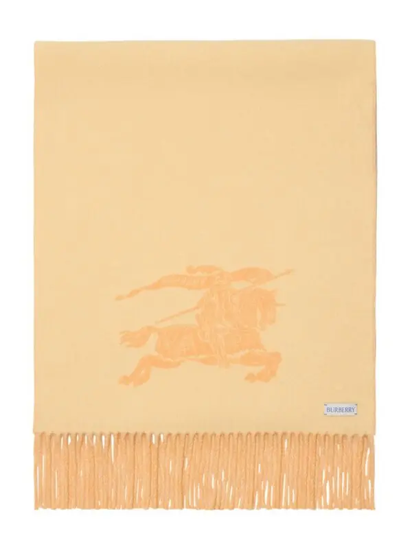 Burberry Ekd Reversible Scarf - Orange