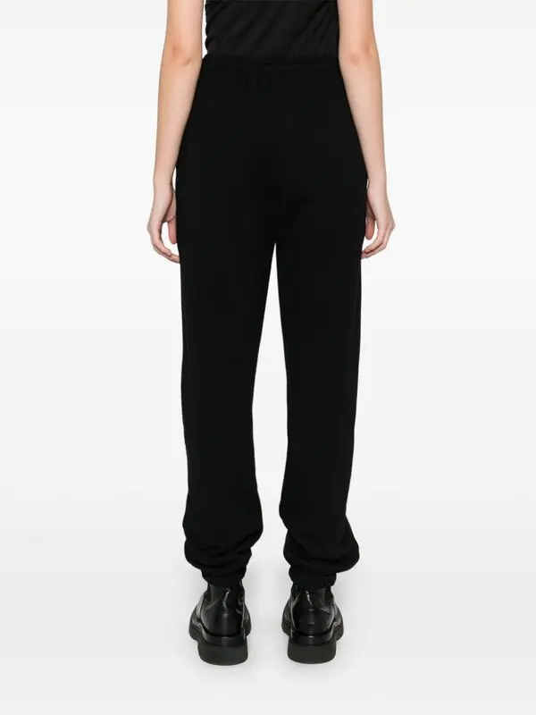 ROTATE BY BIRGER CHRISTENSEN Fleece-lined Sweatpants - Black