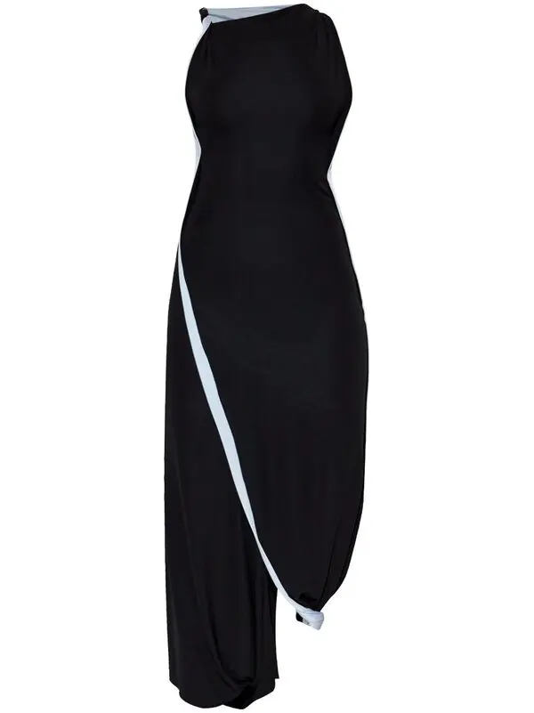 Victoria Beckham Asymmetric Maxi Dress