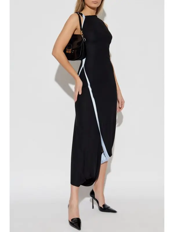Victoria Beckham Asymmetric Maxi Dress