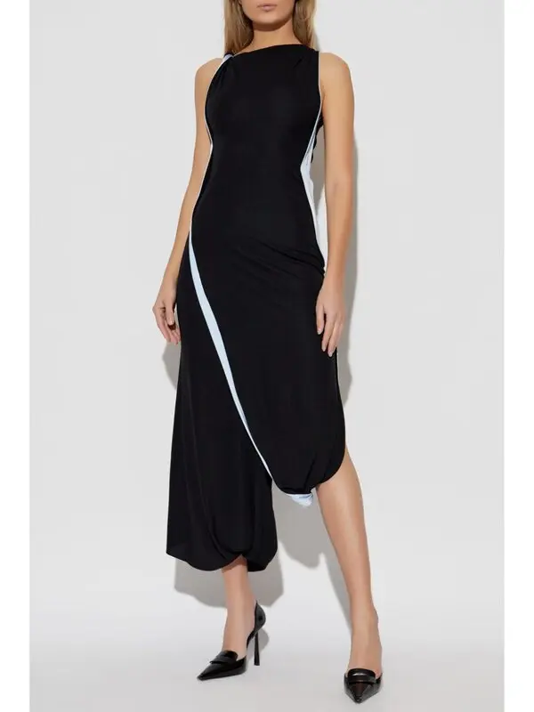 Victoria Beckham Asymmetric Maxi Dress