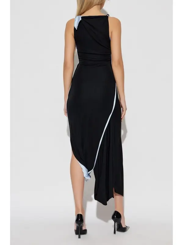Victoria Beckham Asymmetric Maxi Dress