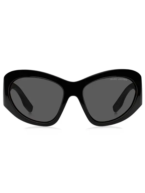 Marc Jacobs Wraparound Sunglasses - Black