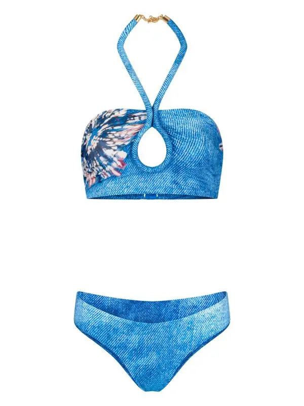 Silvia Tcherassi Verne & Fermina Bikini Set - Blue