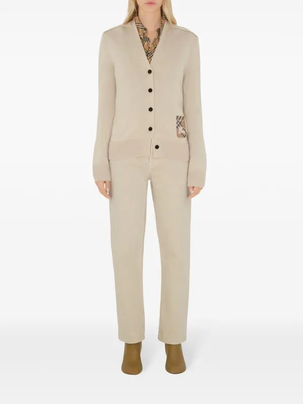 Burberry Vintage Check Cardigan - Neutrals
