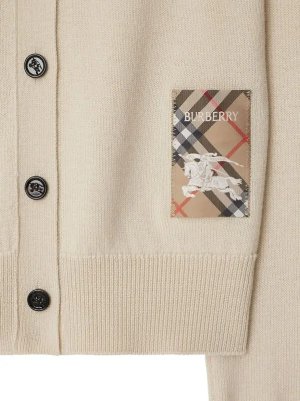 Burberry Vintage Check Cardigan - Neutrals