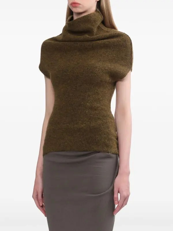 Rick Owens Short Sleeve Sweater