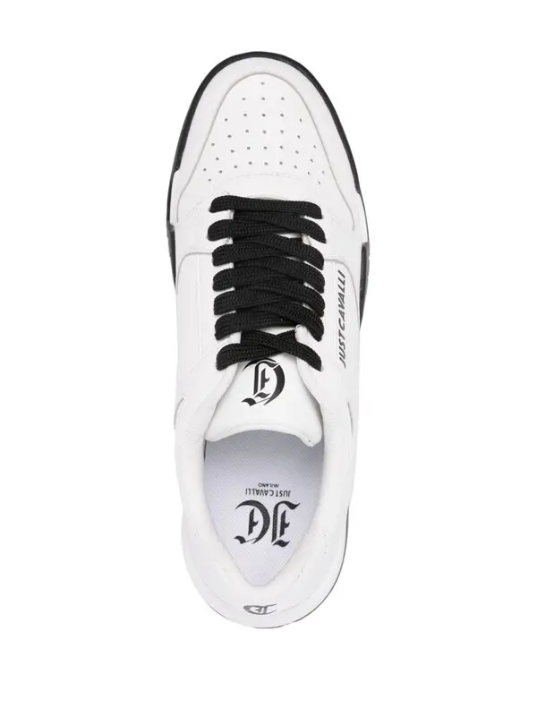 Just Cavalli Style Dis. 1 Leather Sneakers