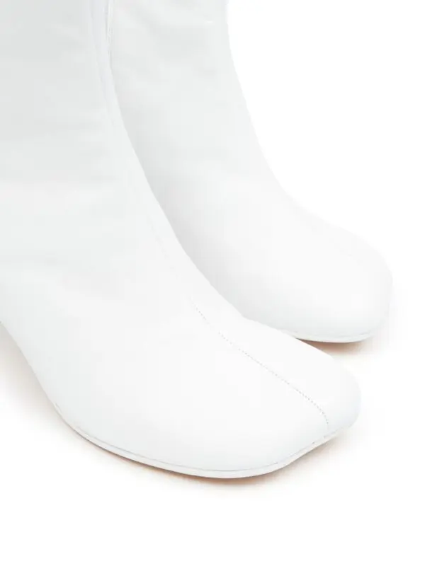 MAISON MARGIELA 70mm Anatomic Ankle Boots - White