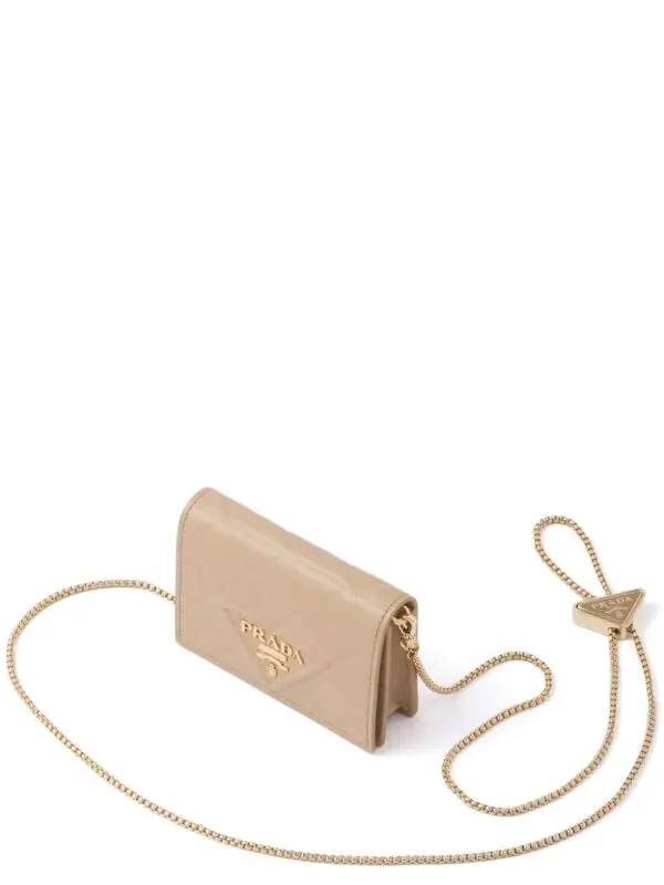 Prada Logo-lettering Wallet-on-chain Bag