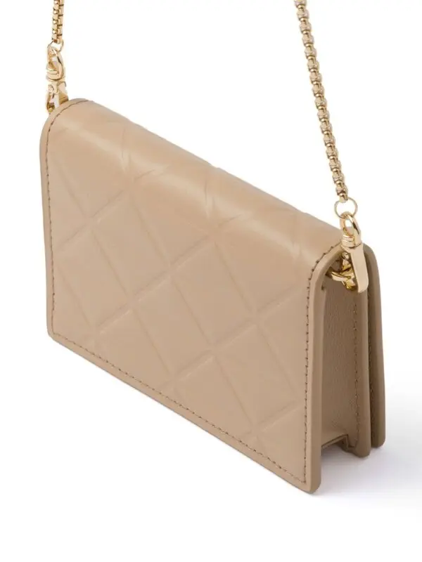 Prada Logo-lettering Wallet-on-chain Bag