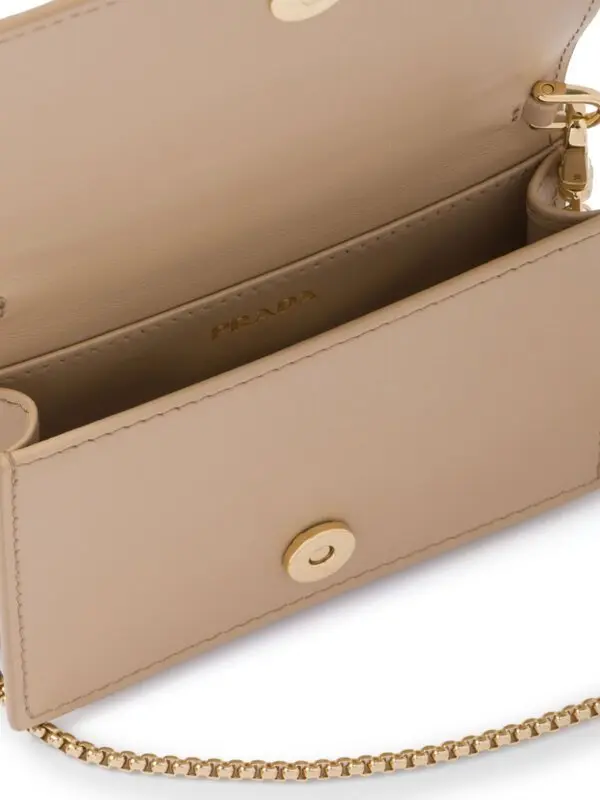 Prada Logo-lettering Wallet-on-chain Bag