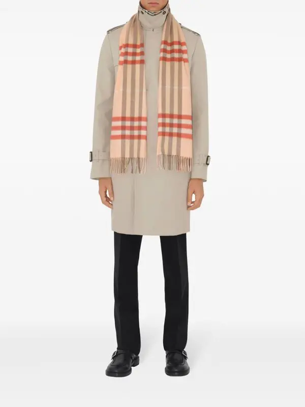 Burberry Check Cashmere Scarf