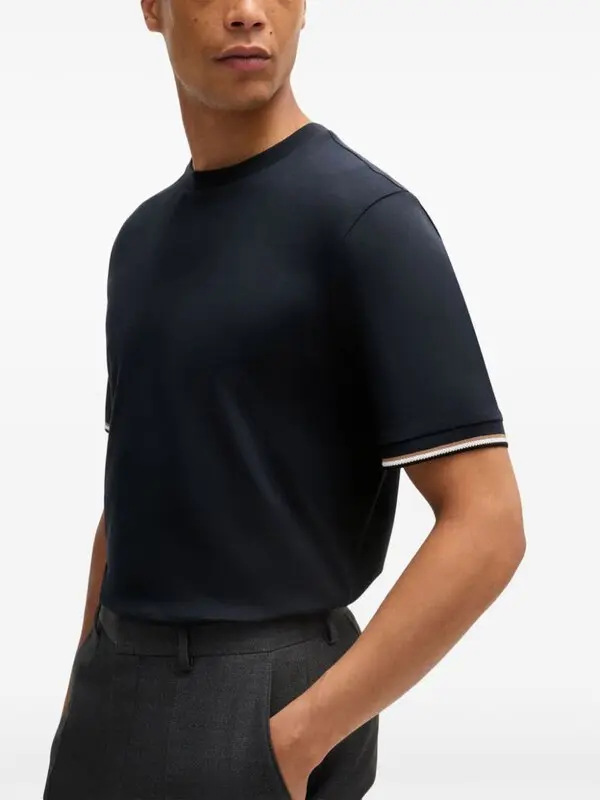BOSS Cotton T-shirt - Blue