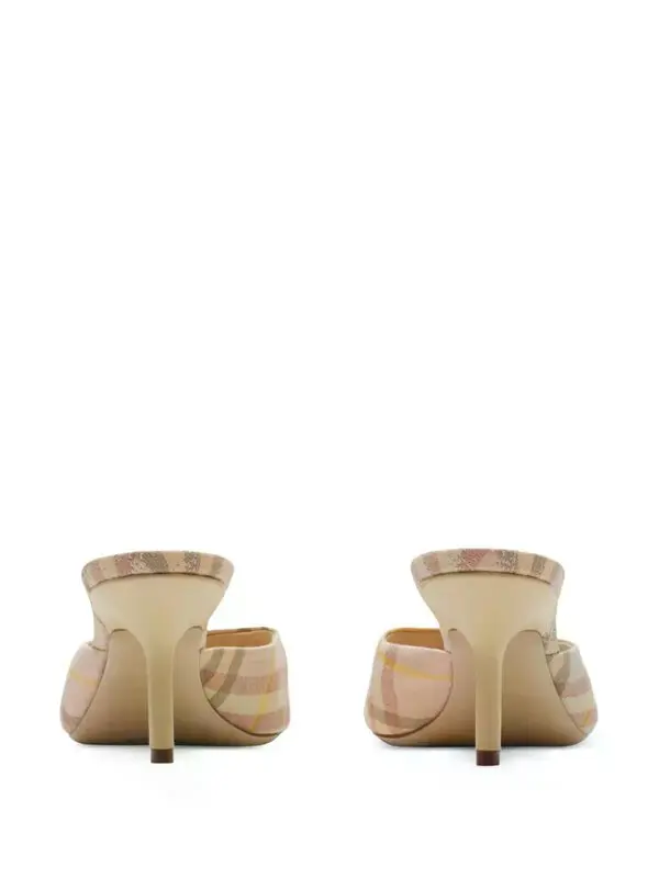 Burberry 65mm Mews Sandals - Yellow
