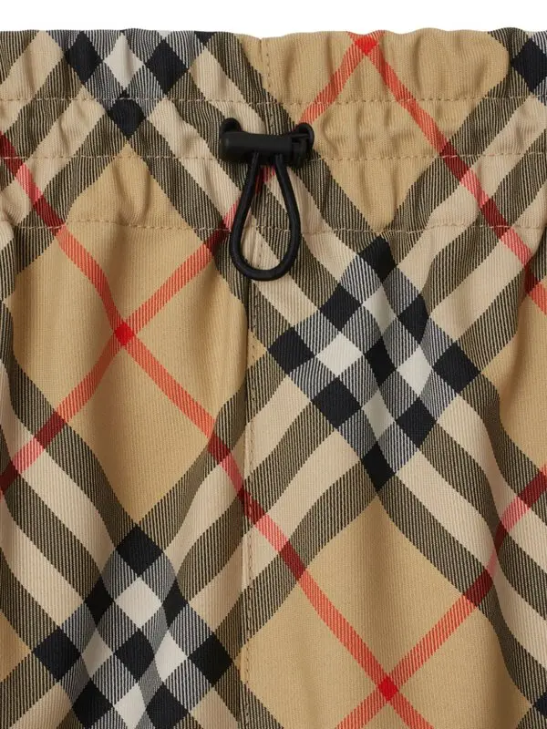 Burberry Check-pattern Shorts - Neutrals
