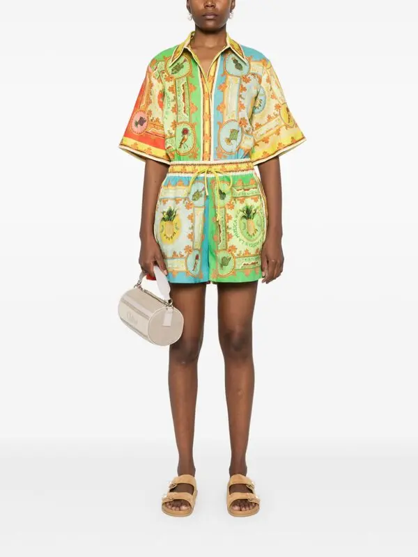 ALEMAIS La Musica Thigh-length Shorts
