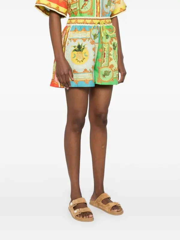 ALEMAIS La Musica Thigh-length Shorts