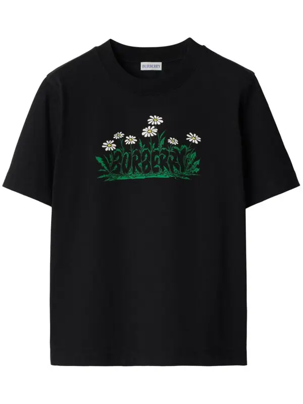Burberry Daisy-logo Cotton T-shirt