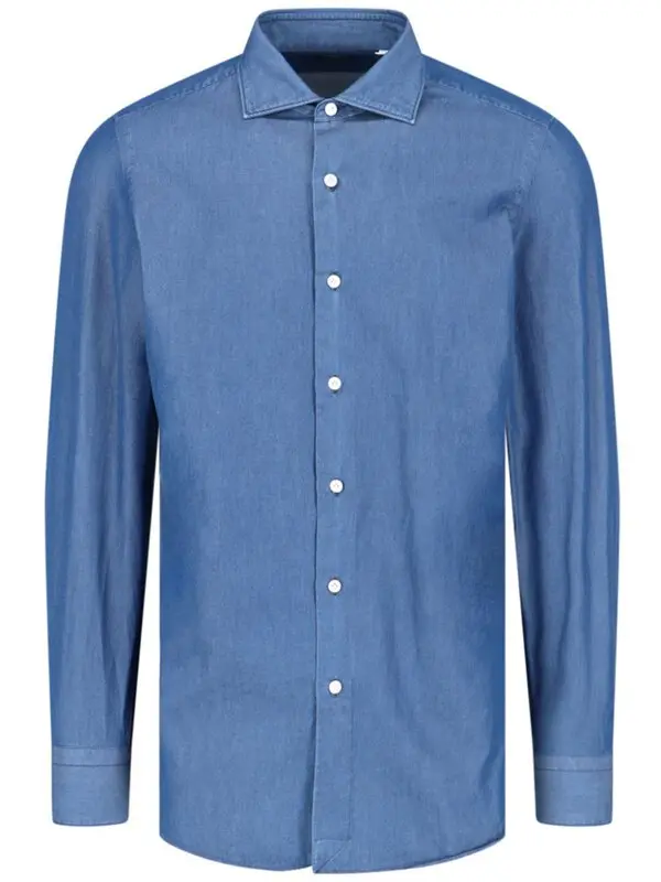 FINAMORE 1925 Milano Shirt - Blue