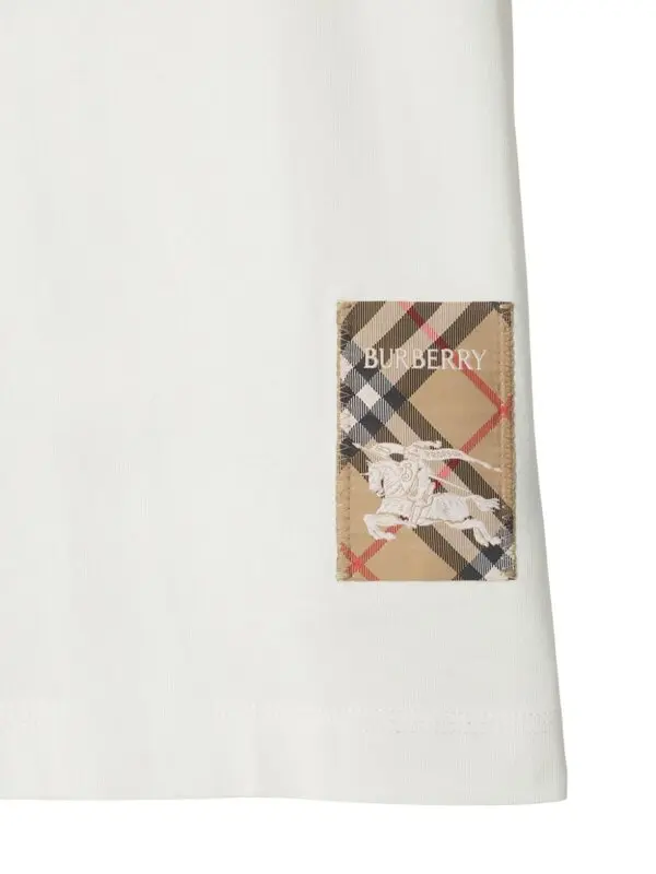 Burberry Equestrian Knight T-shirt - White