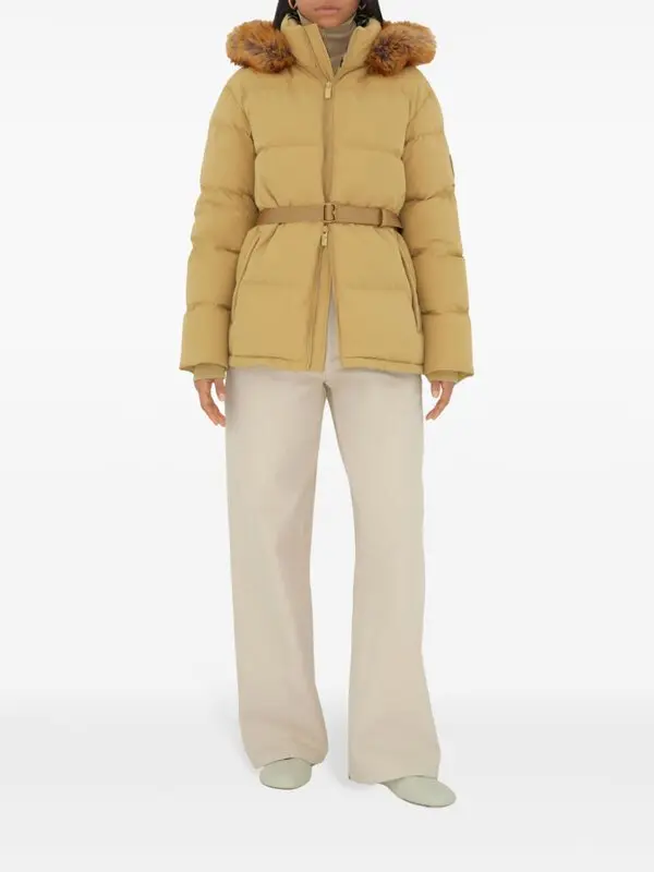 Burberry Puffer Jacket - Yellow