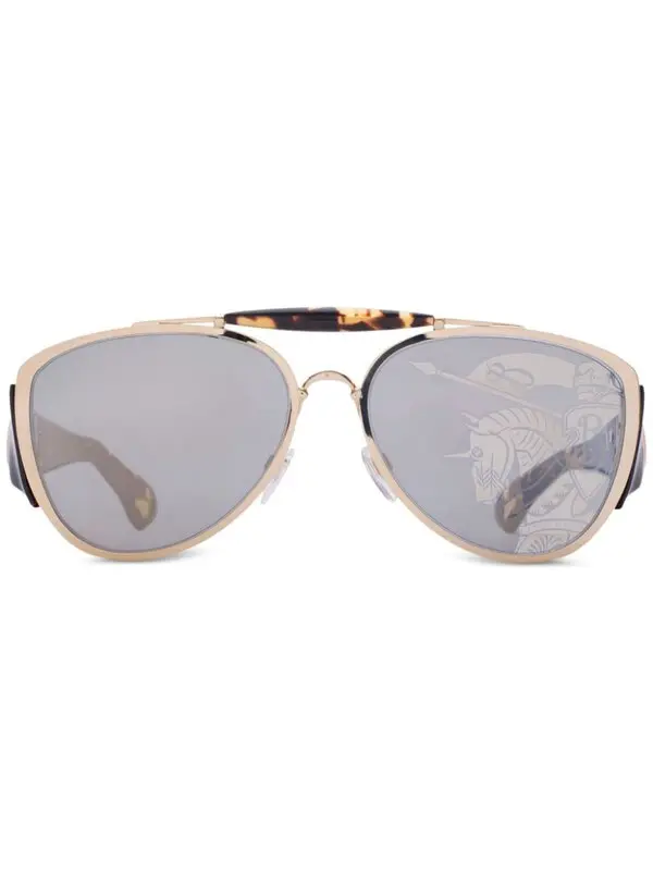 Burberry Shield Pilot-frame Sunglasses