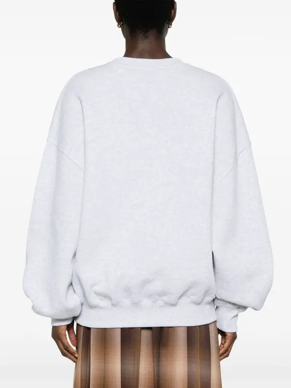 ROTATE BY BIRGER CHRISTENSEN Embroidered Logo Sweatshirt - Grey