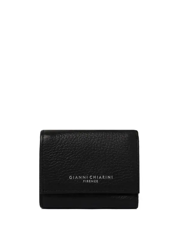GIANNI CHIARINI Logo-stamp Wallet - Black