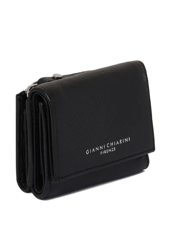 GIANNI CHIARINI Logo-stamp Wallet - Black