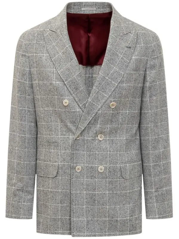Brunello Cucinelli Checked Blazer