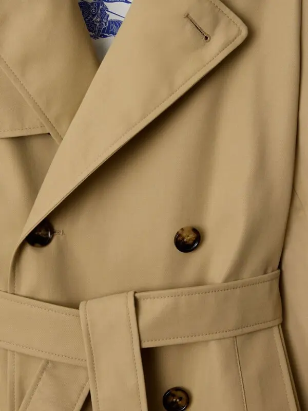 Burberry Cotton-blend Trench Coat - Neutrals