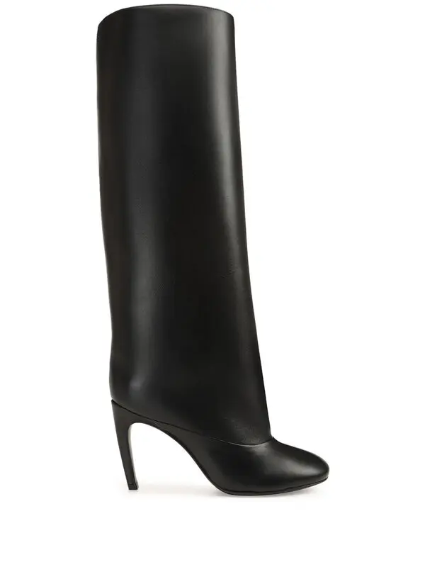 SERGIO ROSSI 90mm Leather Boots