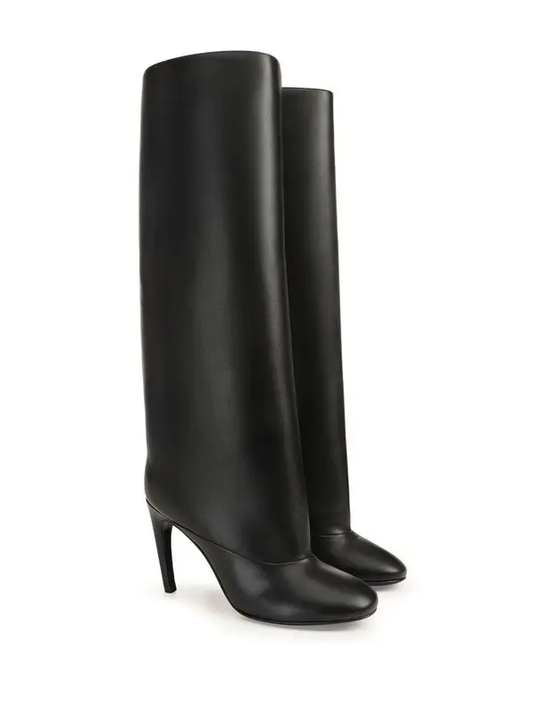 SERGIO ROSSI 90mm Leather Boots
