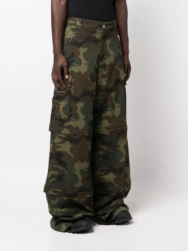 Vetements Transformer Camouflage Cargo Pants