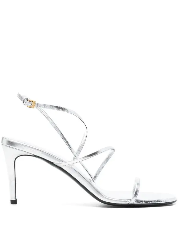Khaite 75mm Metallic-effect Sandals