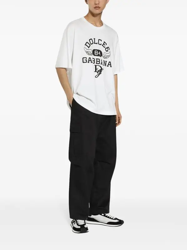 Débardeur (tank Top) Dolce & Gabbana Homme Avec Logo DG Et Drapeau Italien - Blanc - Neuf