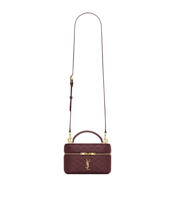 Saint Laurent Mini Gaby Top-handle Bag - Burgundy