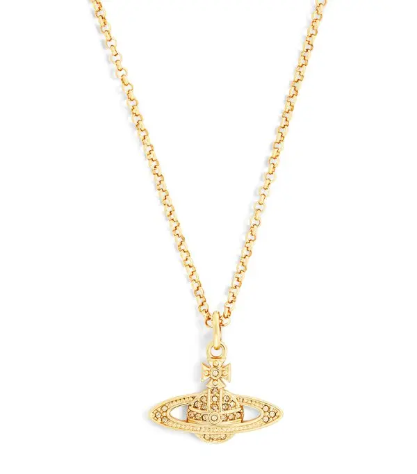 VIVIENNE WESTWOOD Mini Bas Relief Pendant Necklace - Gold