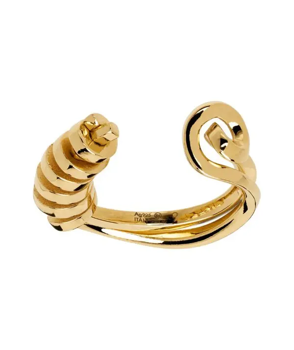 bottega veneta - Gold Twist Ring