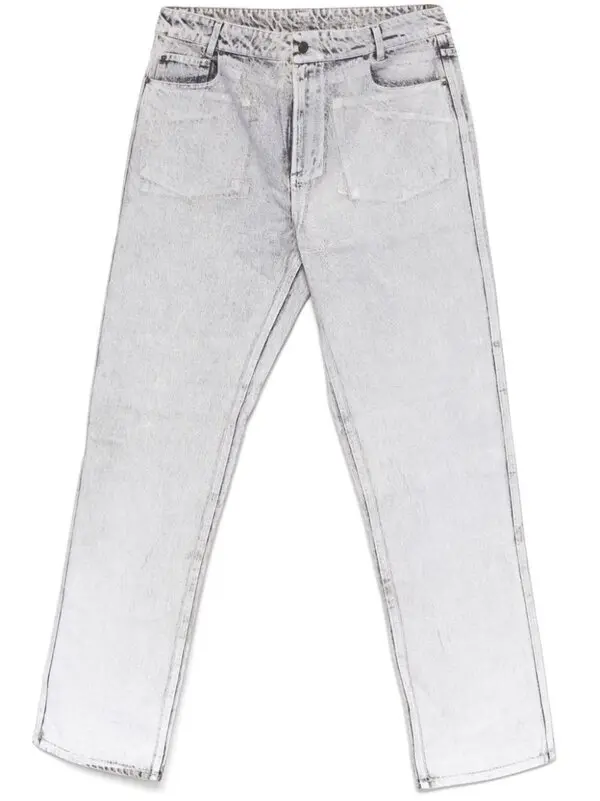 DAILY PAPER Amba Wax Relaxed Fit Jeans - Grey