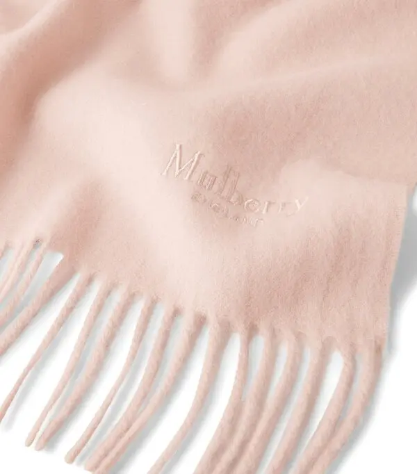 Mulberry Merino Wool Scarf - Pink