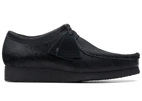 Clarks Originals Wallabee Pony Hair - Black