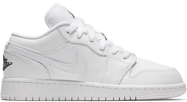 JORDAN 1 Low Sneakers - White/black